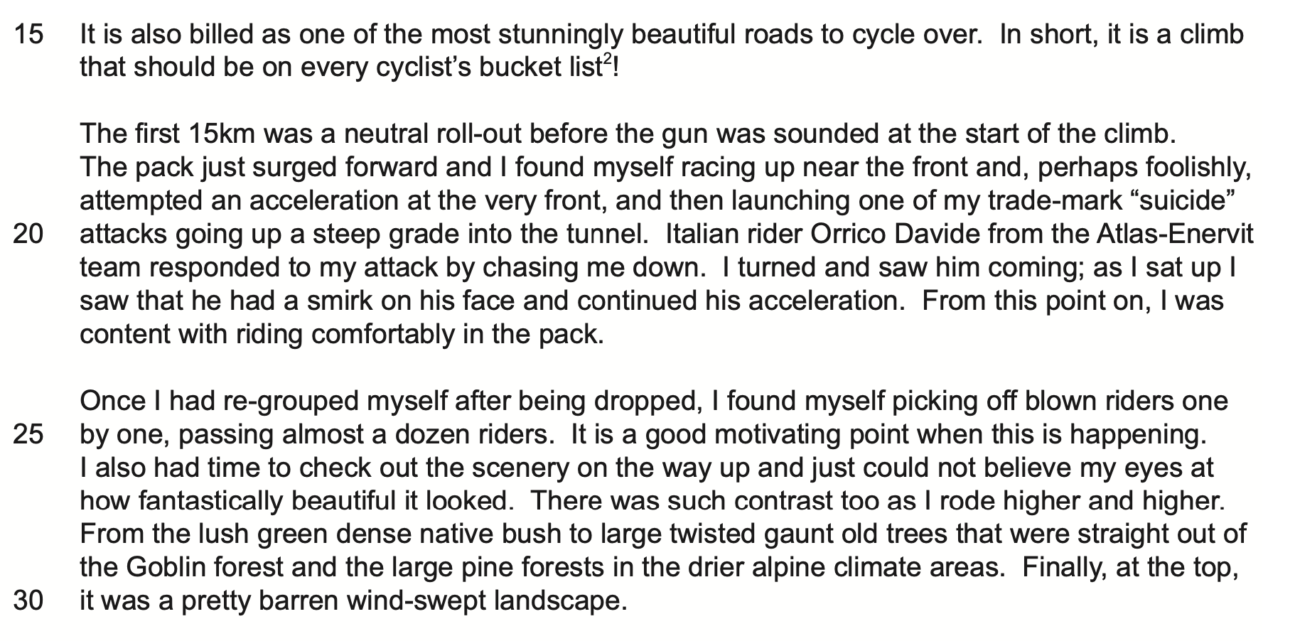 On Your Bike – IB Language and Literature 3.0